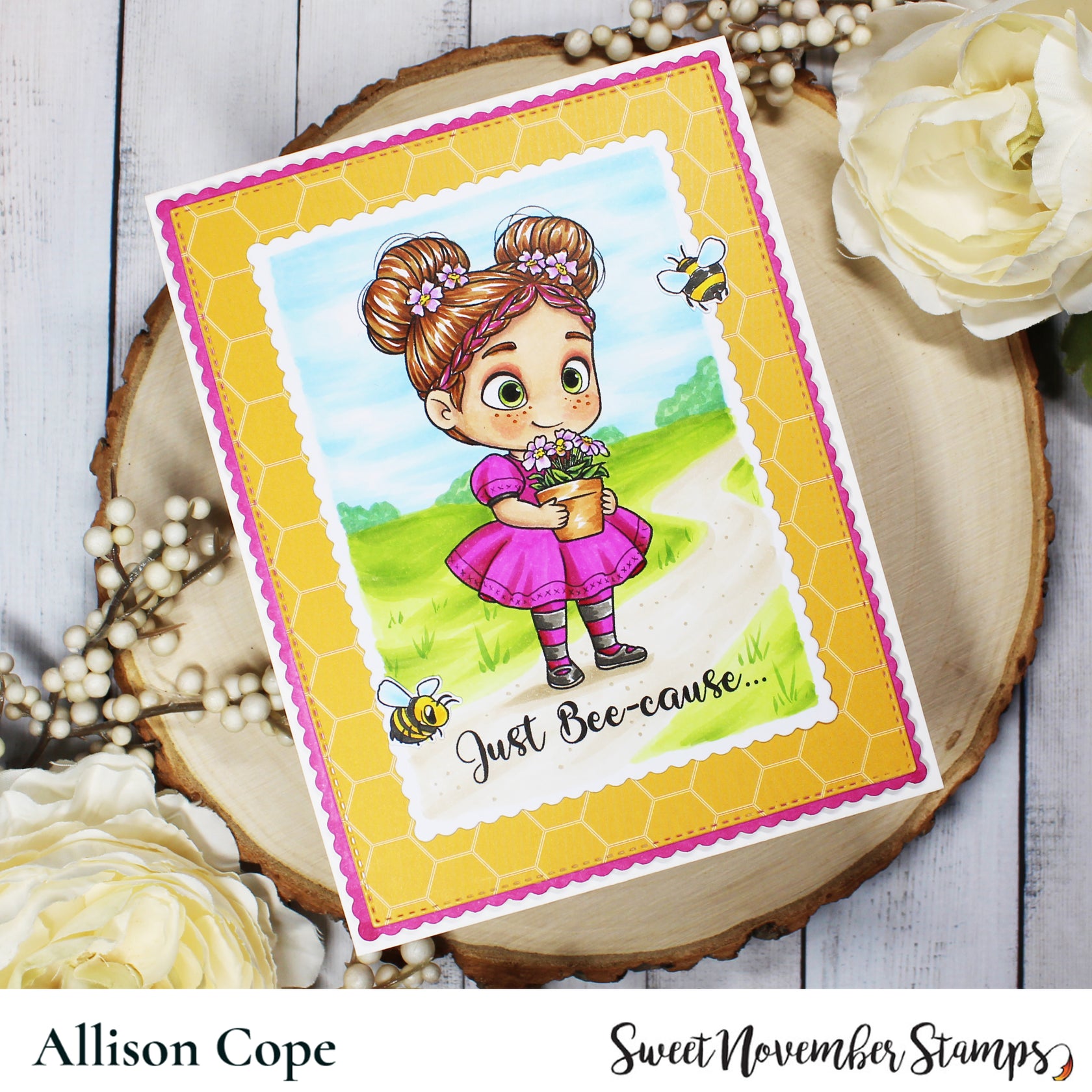 Clear Stamp Set - Flutterbee Beatrice – Sweet November Stamps