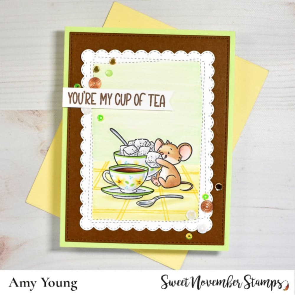 Clear Stamp Set - Spill the Tea – Sweet November Stamps