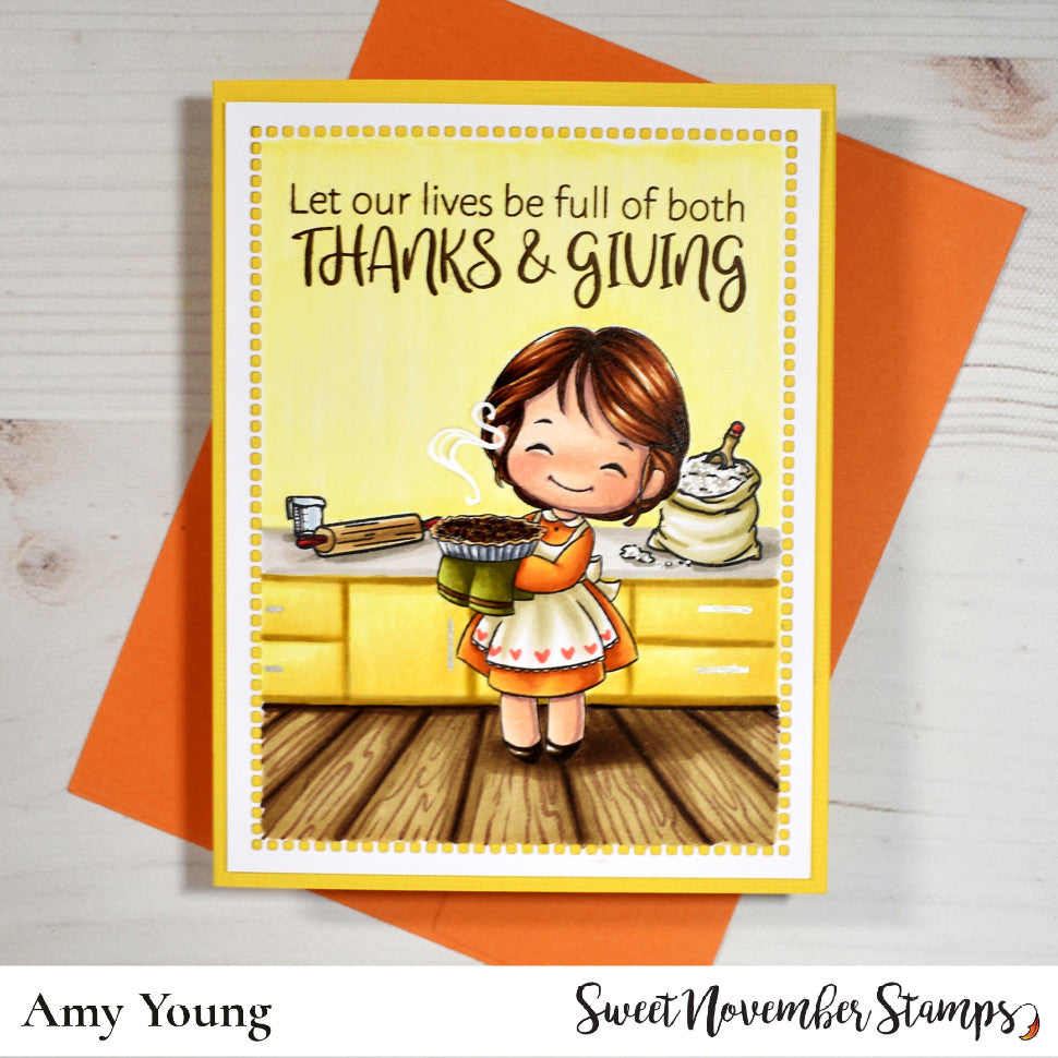 Digital Stamp - Wee Pie Baker – Sweet November Stamps