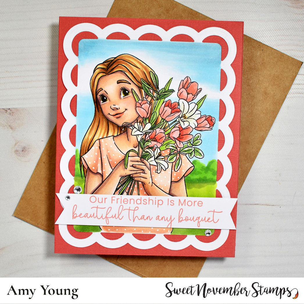 Digital Stamp - May Flowers: Lizzie – Sweet November Stamps