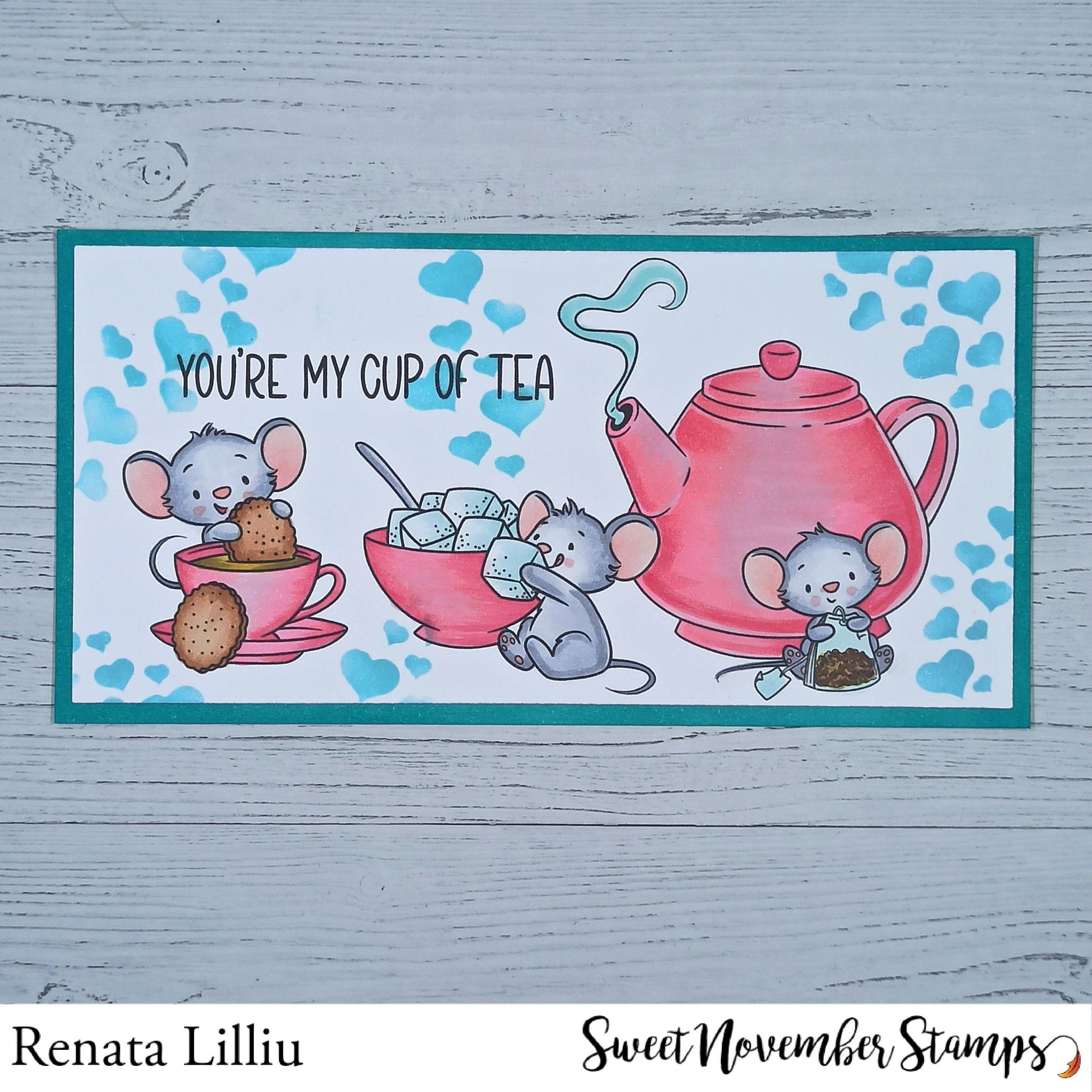 Clear Stamp Set - Spill the Tea – Sweet November Stamps