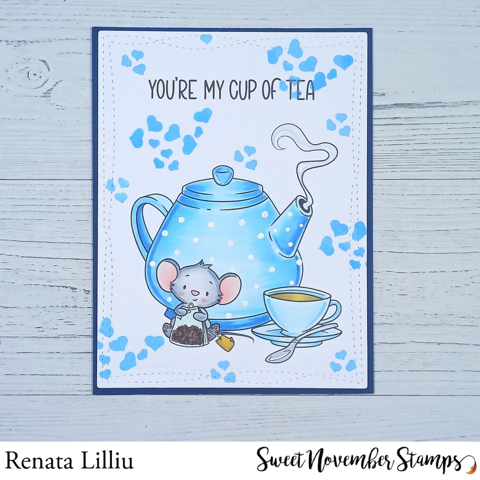 Clear Stamp Set - Spill the Tea – Sweet November Stamps