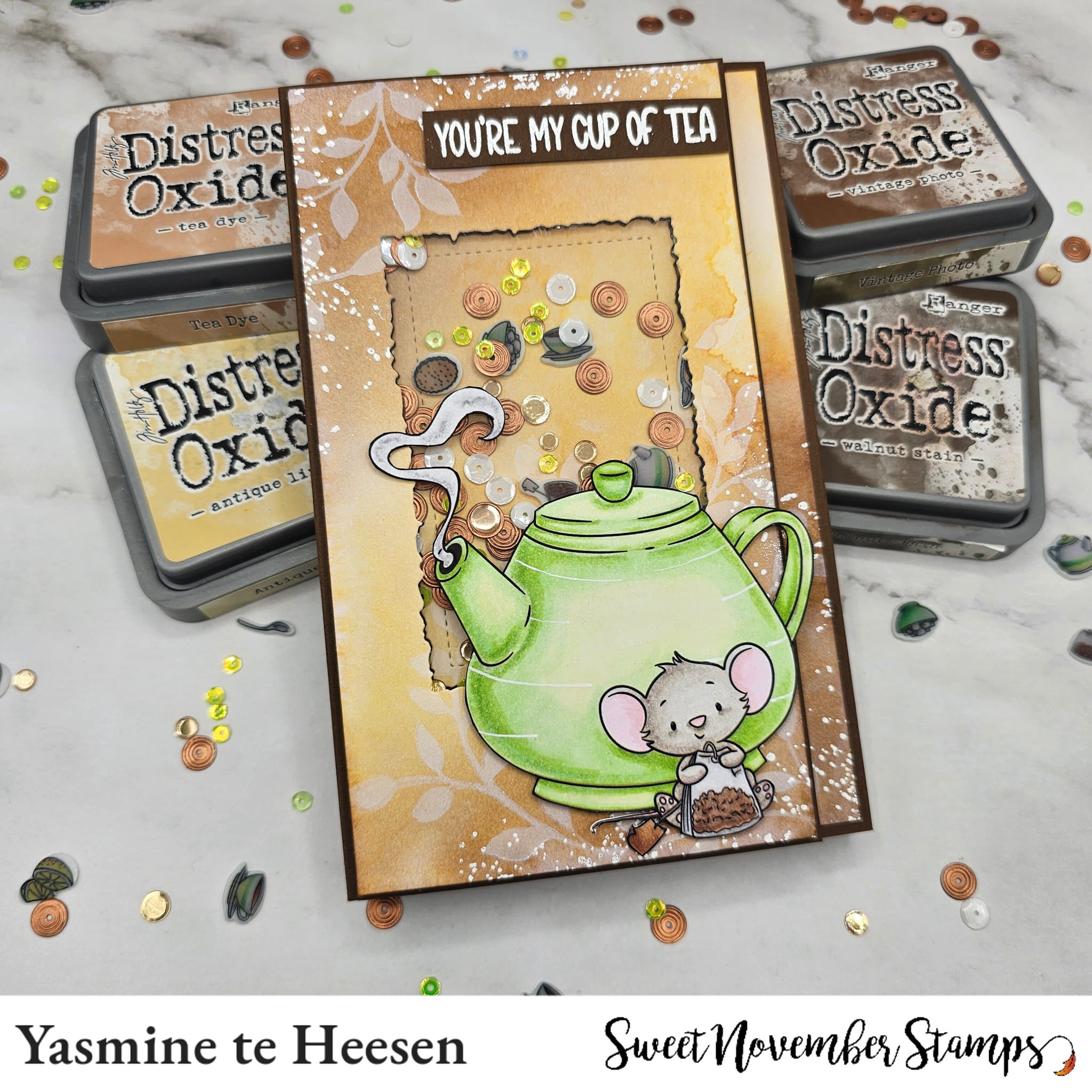 Clear Stamp Set - Spill the Tea – Sweet November Stamps
