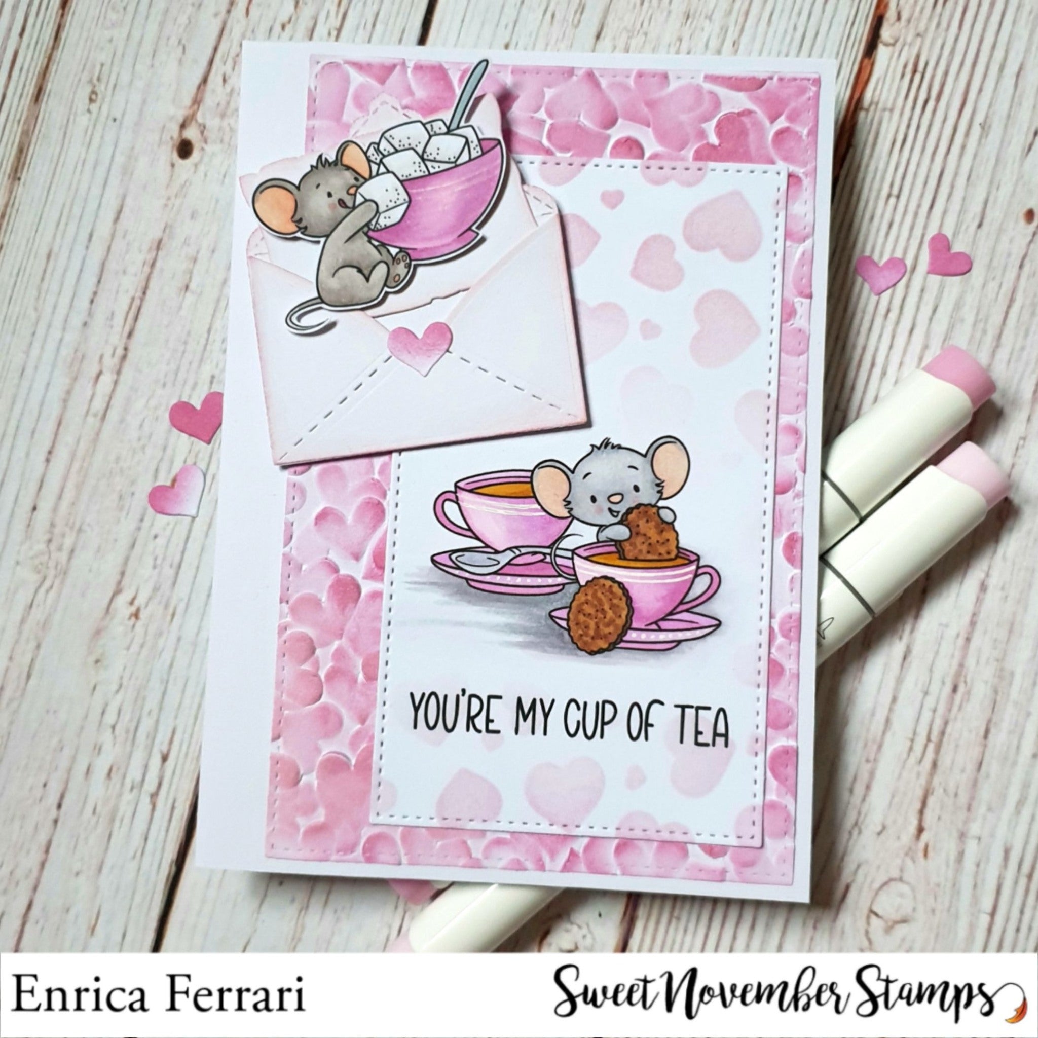 Clear Stamp Set - Spill the Tea – Sweet November Stamps