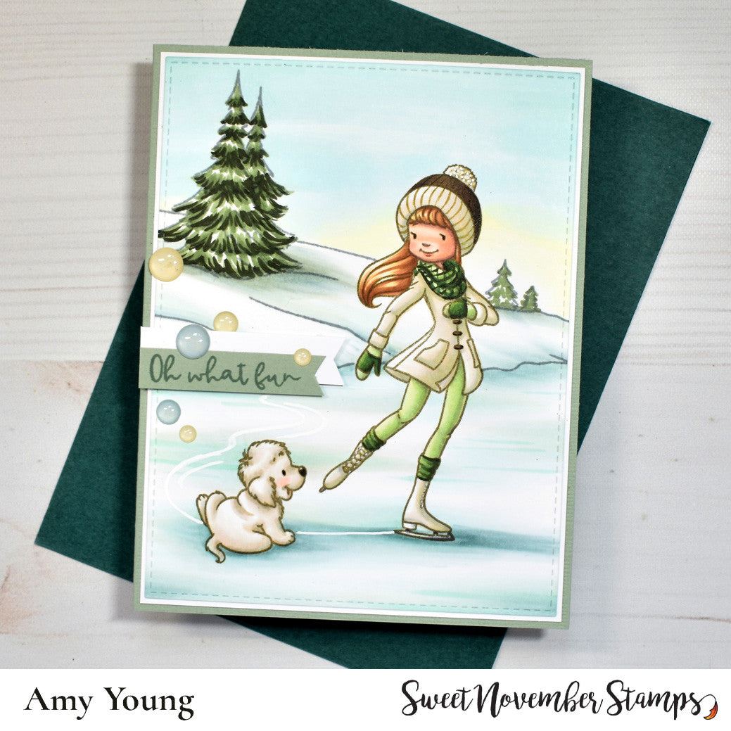 Clear Stamp Set - Horizon Lines: Winterscapes – Sweet November Stamps