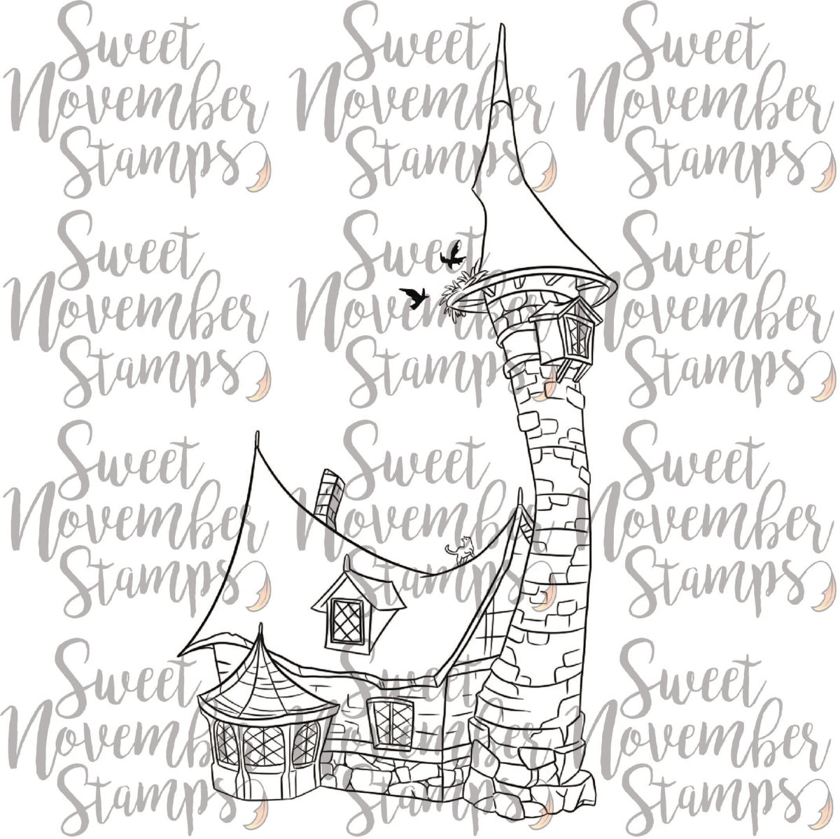 Digital Stamp - Moon Dance Manor – Sweet November Stamps