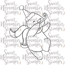 Digital Stamp - Party Snowman – Sweet November Stamps