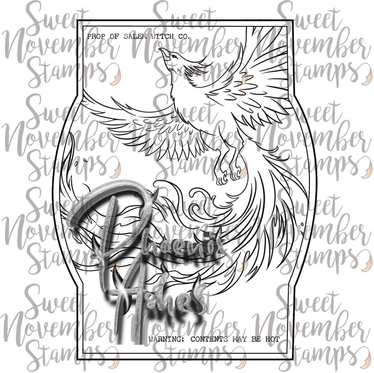 Digital Stamp - Potion Label Bundle: Phoenix Ashes – Sweet November Stamps