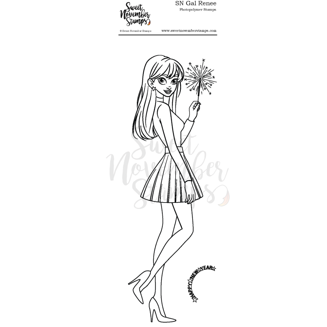 Clear Stamp Set - SN Gal Renee – Sweet November Stamps