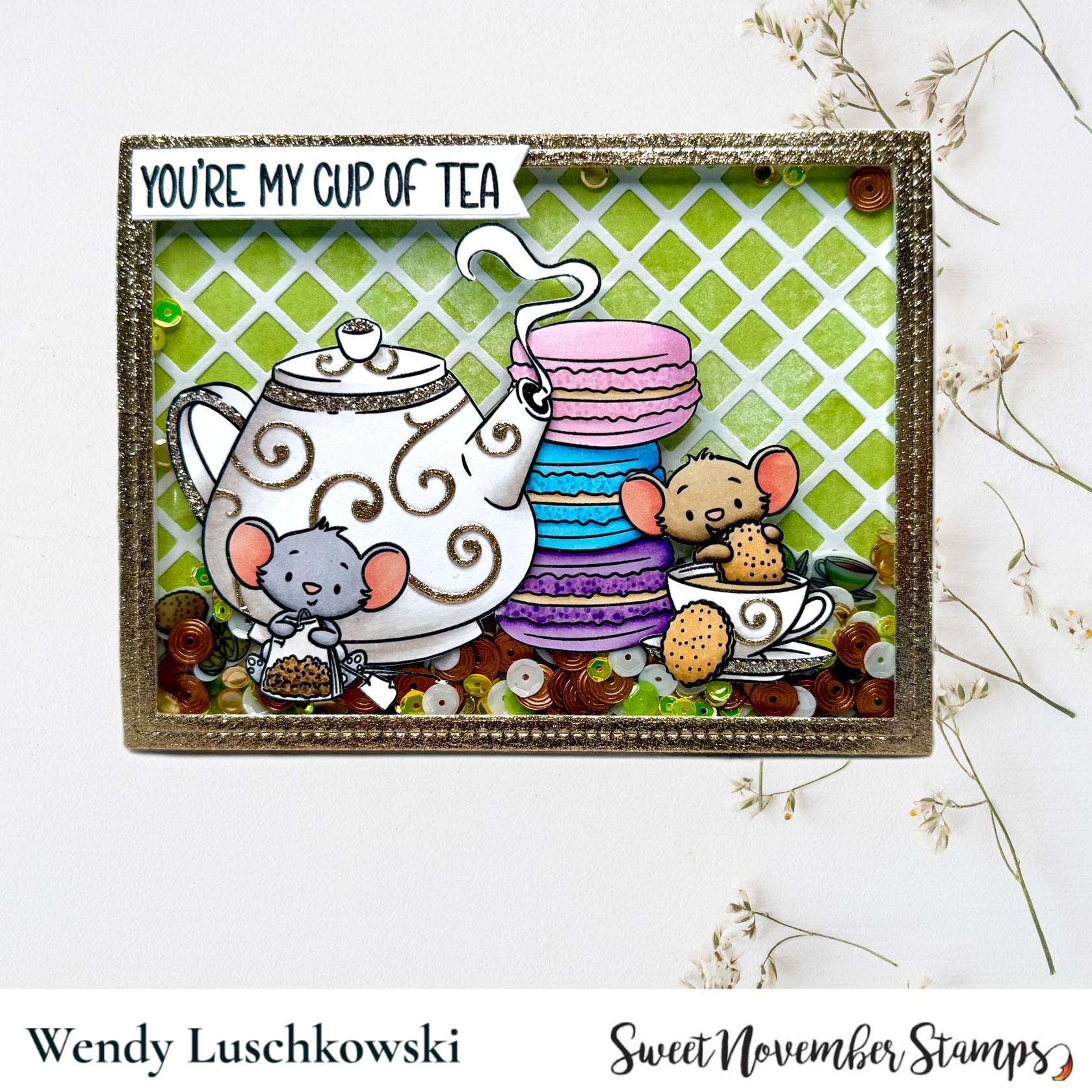 Clear Stamp Set - Spill the Tea – Sweet November Stamps