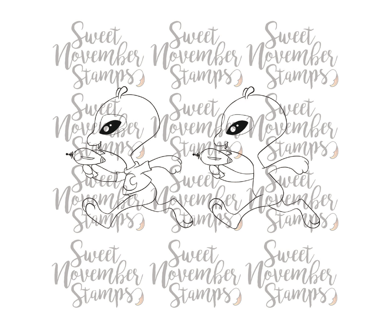 Digital Stamp - Robots vs Aliens: Alien 3 – Sweet November Stamps