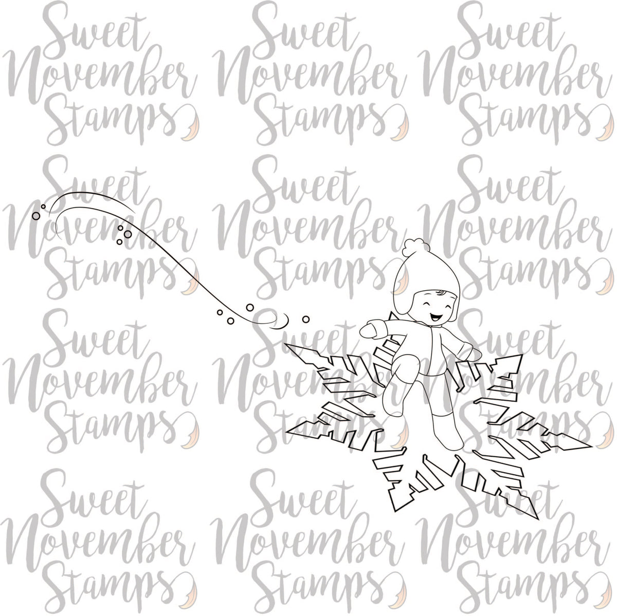 Digital Stamp: Fairwee Flurries - Colden – Sweet November Stamps