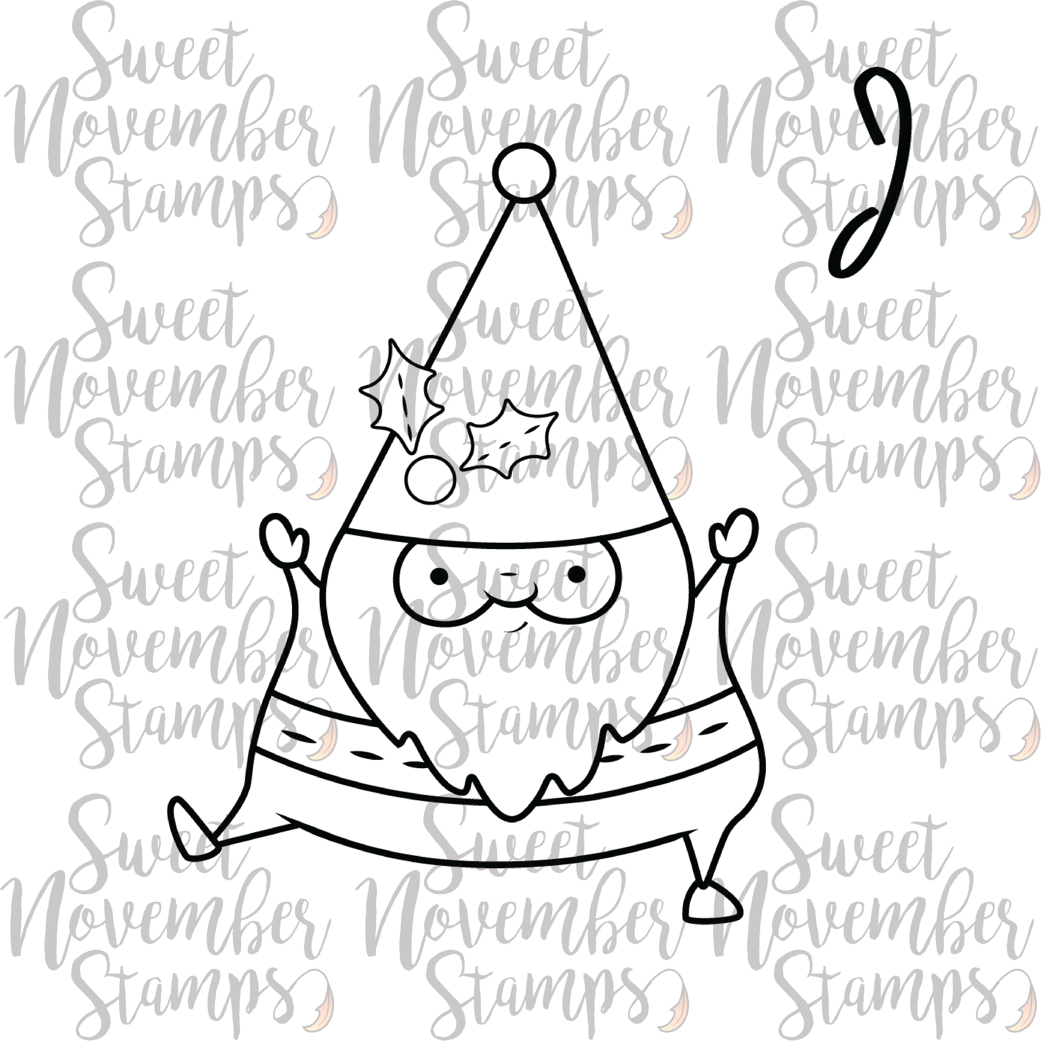 Digital Stamp - Folk Art Santa 1 – Sweet November Stamps