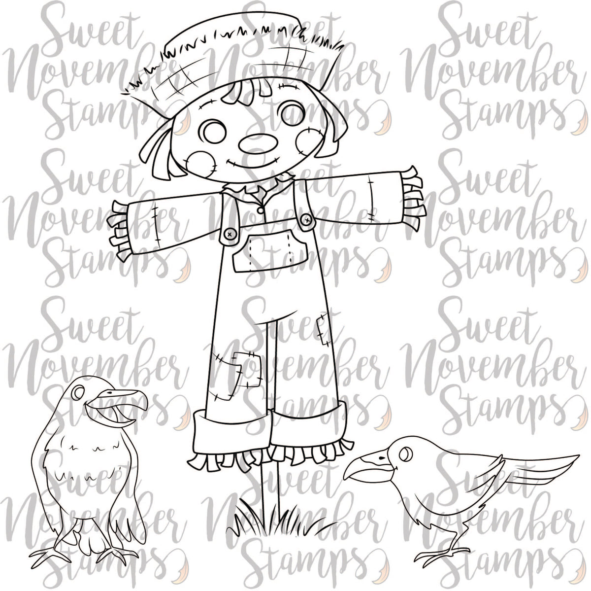 Digital Stamp - Something to Crow About: Sam Strawman – Sweet November ...